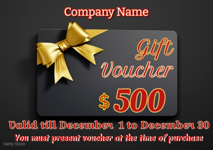 Plantilla de gift voucher 9 | PosterMyWall