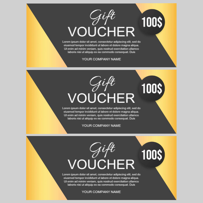 Gift Voucher Ads Template | PosterMyWall