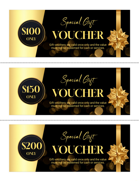 Gift voucher Template | PosterMyWall