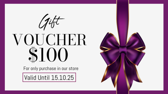 Gift voucher Template | PosterMyWall
