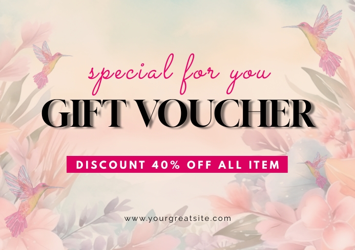 Gift Voucher Template | PosterMyWall