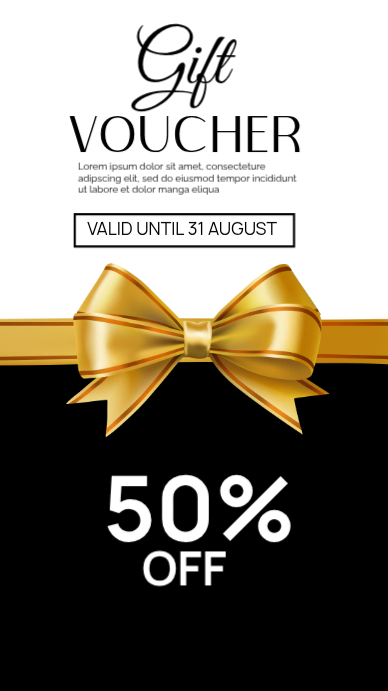 gift voucher Template | PosterMyWall