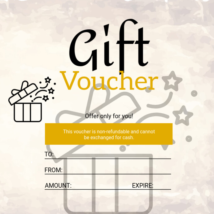Plantilla de Gift Voucher | PosterMyWall