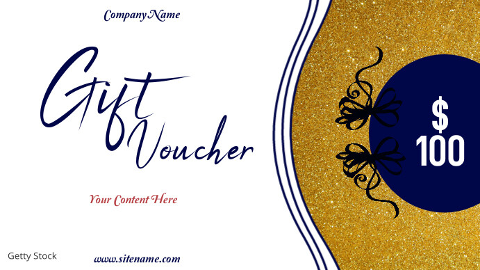 Gift Voucher Template | PosterMyWall