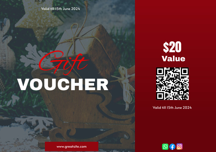Plantilla de Gift voucher | PosterMyWall