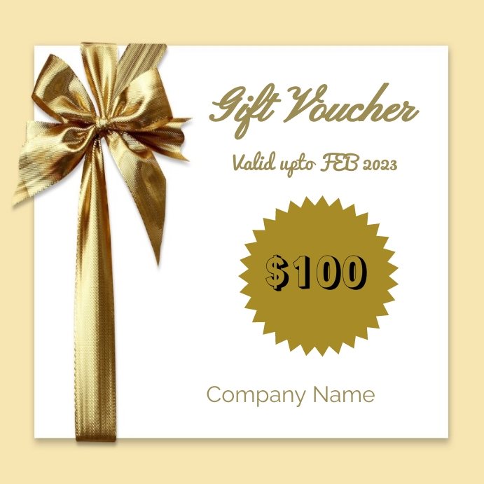Gift Voucher Template | PosterMyWall