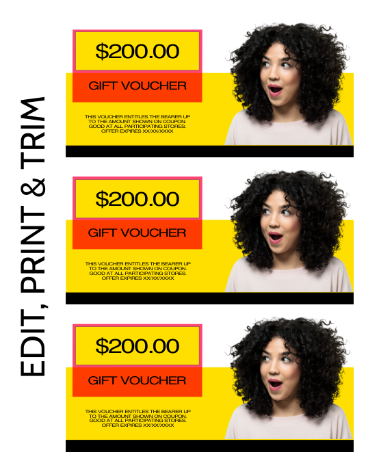 GIFT VOUCHER Template | PosterMyWall