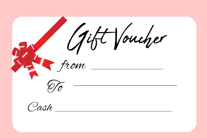 Blank Gift Voucher Template