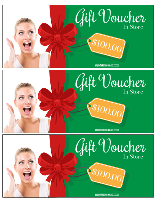 GIFT VOUCHER / EDIT, PRINT & TRIM Template | PosterMyWall