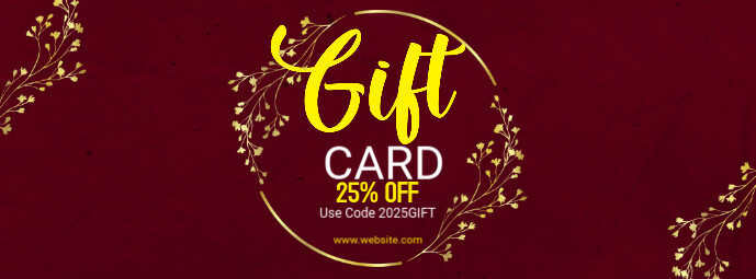 Gift Voucher Facebook Cover Photo Template | PosterMyWall