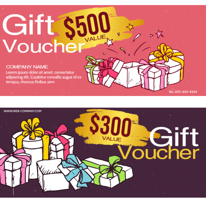 Gift Voucher Facebook Covers Modelo | PosterMyWall