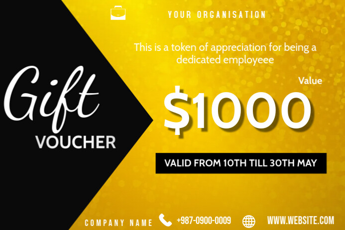 Gift Voucher Flyer Template | PosterMyWall