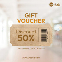 Gift Voucher Post Template | PosterMyWall