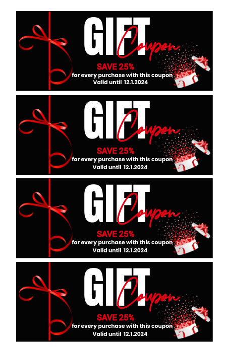 Gift voucher poster Templat | PosterMyWall