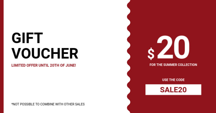 Gift Voucher Sale Code Banner Flyer Template | PosterMyWall