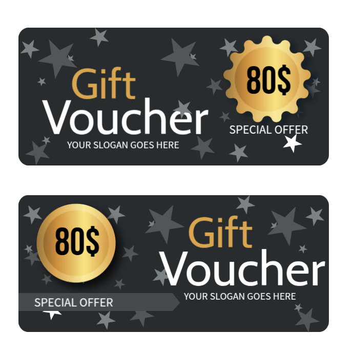 Gift Voucher Slogan Template | PosterMyWall