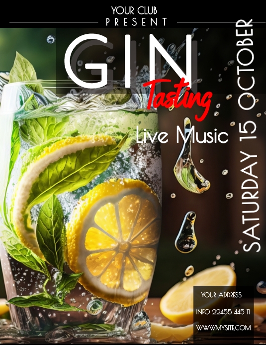 Copy of GIN | PosterMyWall