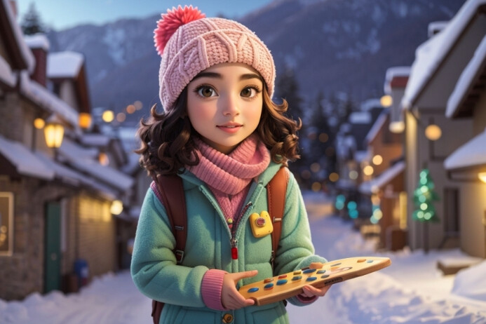 Copy of Girl cartoon | PosterMyWall