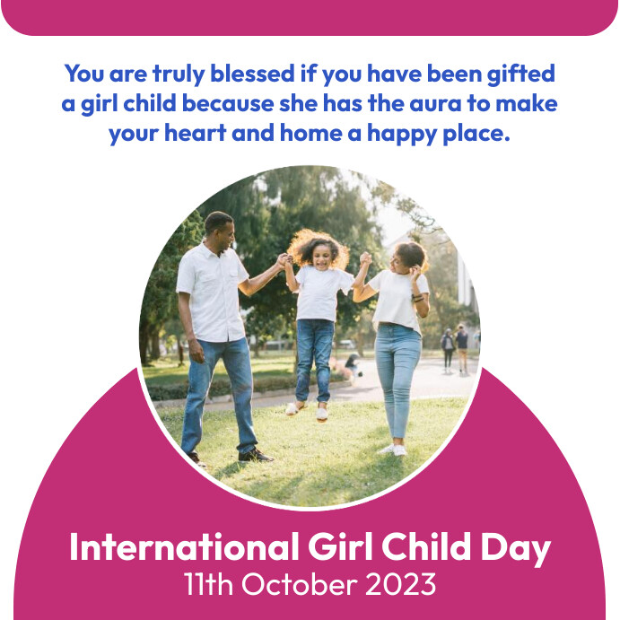 girl child day Template | PosterMyWall
