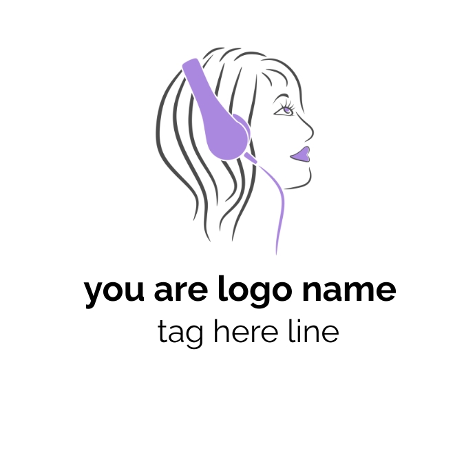 Copy of Girl music logo | PosterMyWall