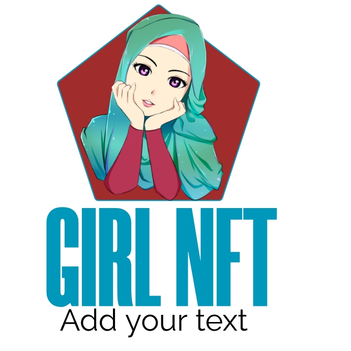 Girl nft / girl animation Template | PosterMyWall