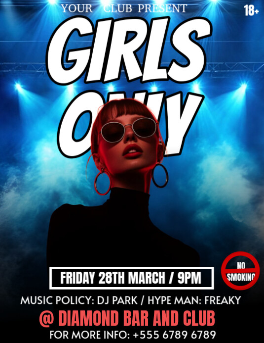 Copy of Girl only | PosterMyWall
