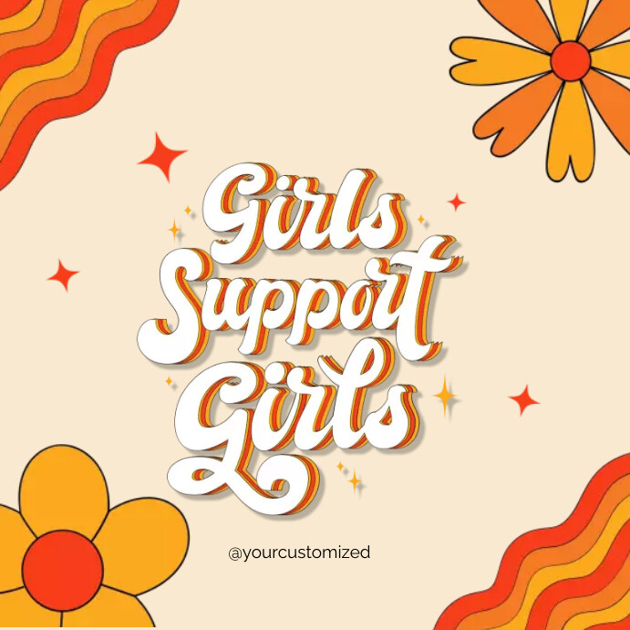 girl power motivational post Template | PosterMyWall