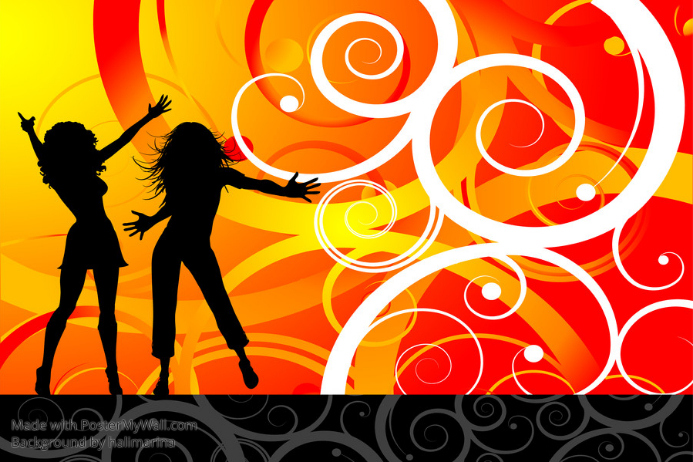 Copy of girls dancing | PosterMyWall
