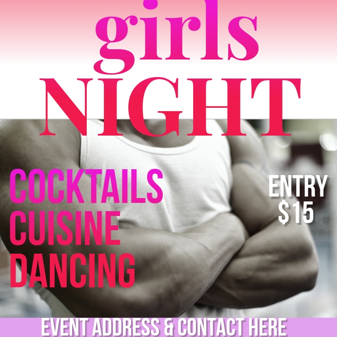 girls night Template | PosterMyWall