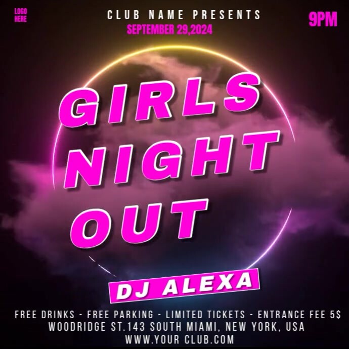 Girls Night Out | PosterMyWall