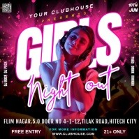 girls night out flyer Template | PosterMyWall