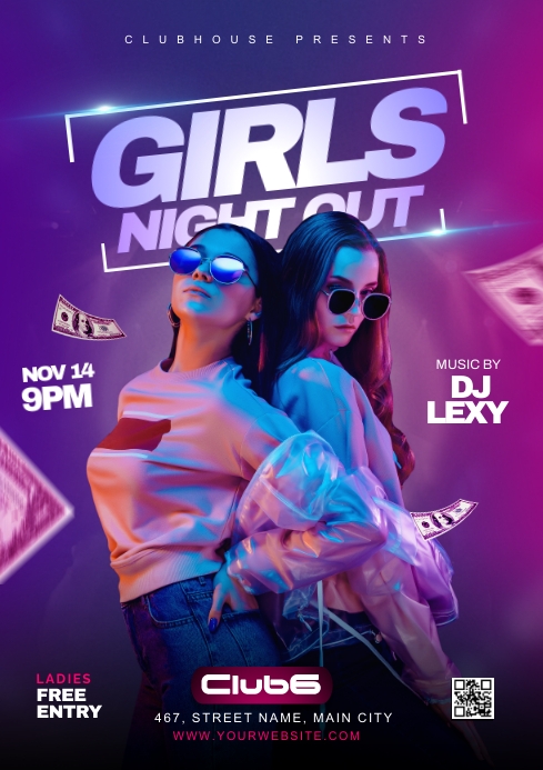 Copy of girls night out | PosterMyWall