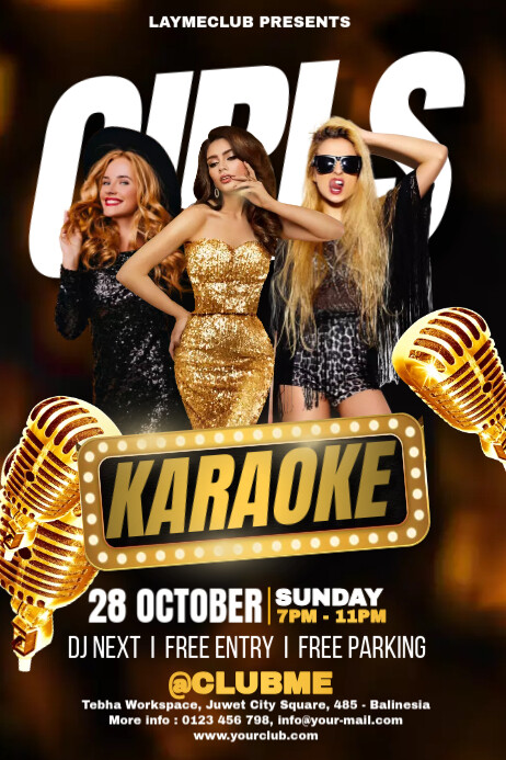 Girls Night Out Template | PosterMyWall