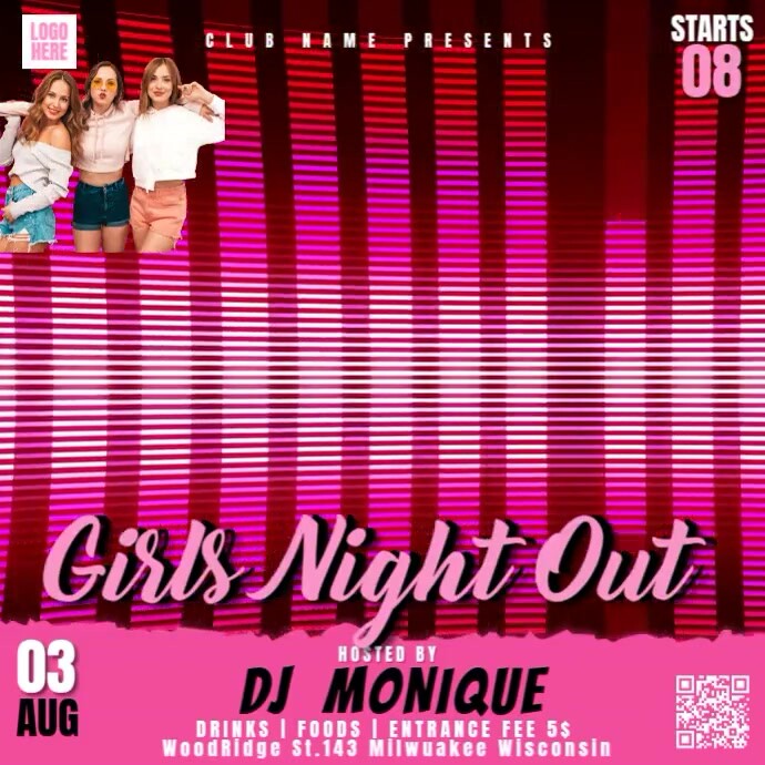 Copy of Girls Night Out | PosterMyWall