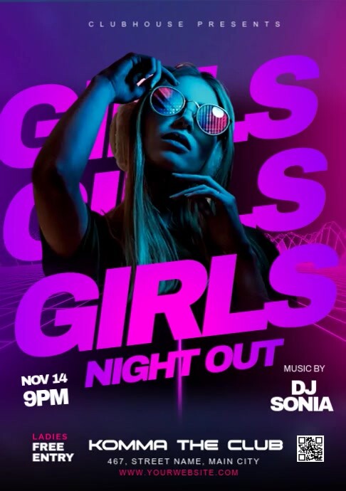 girls night out Template | PosterMyWall