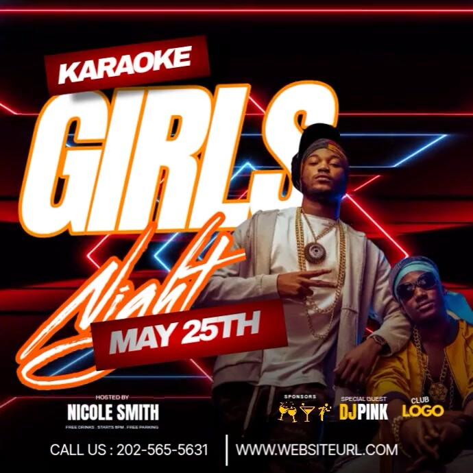 Girls Night Out Template | PosterMyWall