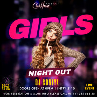 girls night bar ad Template | PosterMyWall