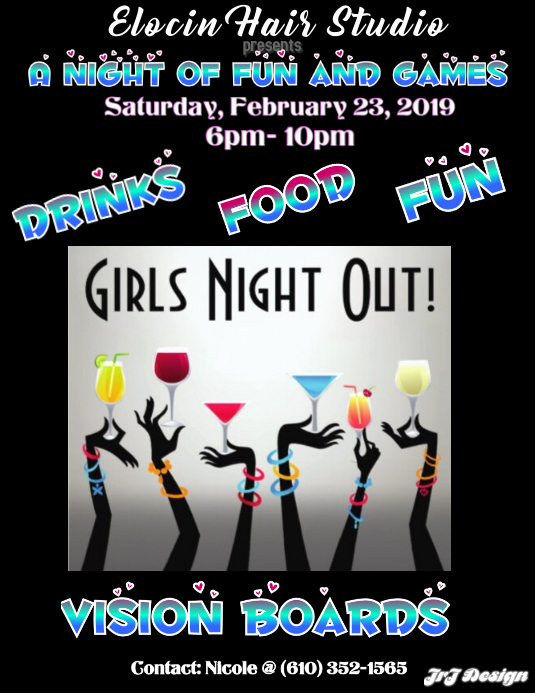 GIRLS NIGHT OUT TEMPLATE | PosterMyWall