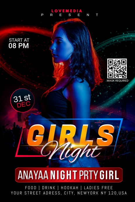 Copy of girls night out | PosterMyWall