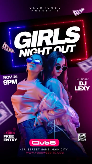 girls night out Template | PosterMyWall
