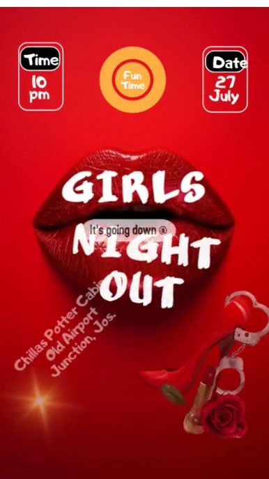 Girls Night Out Templat | PosterMyWall
