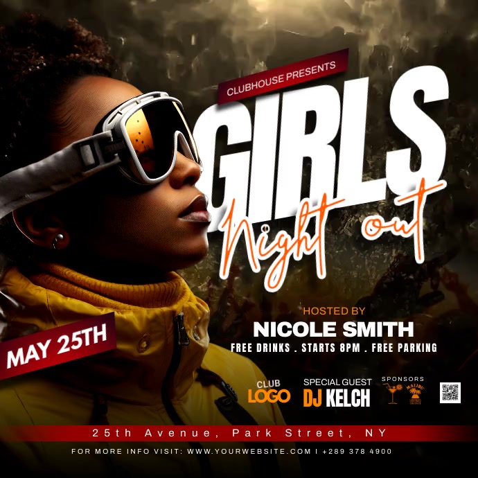 girls night out Template | PosterMyWall