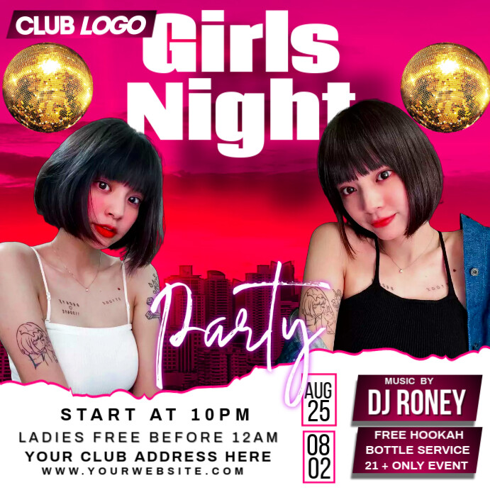 girls night out Template | PosterMyWall