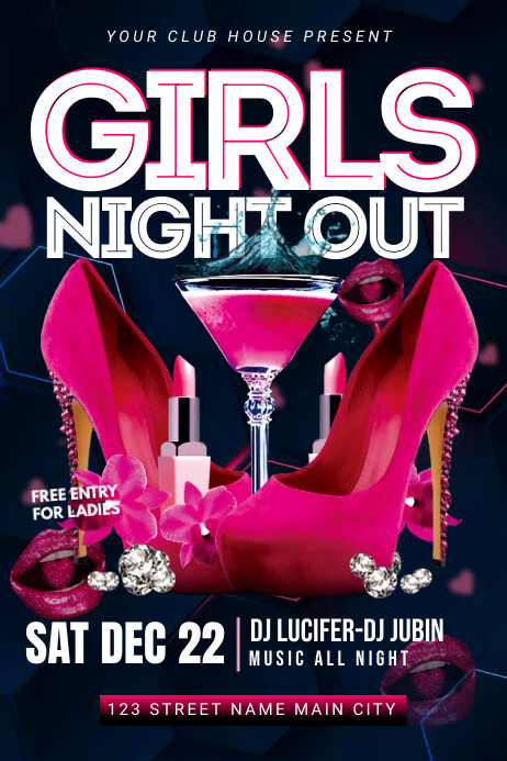 girls night out Template | PosterMyWall