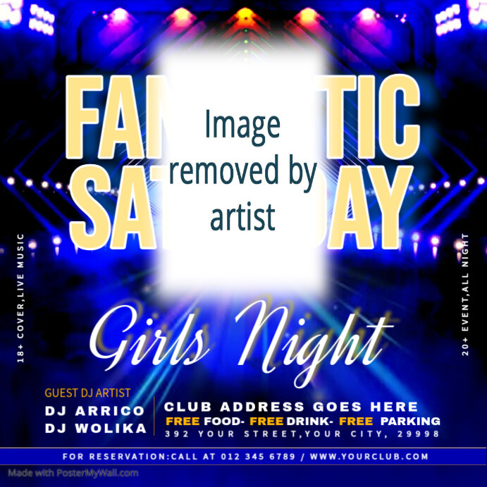 Girls Night Out Party Ads Template | PosterMyWall