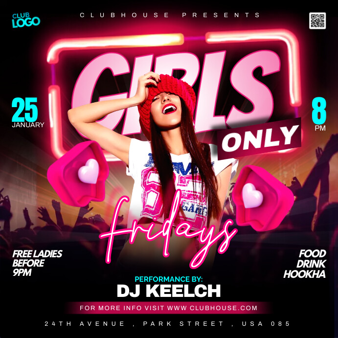 girls night out party flyer Template | PosterMyWall