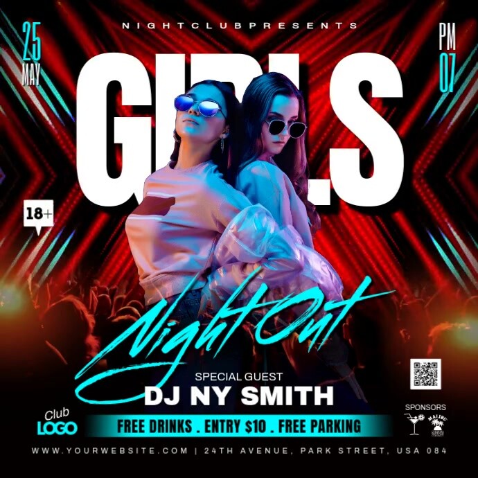 Copy of Girls Night Out Poster | PosterMyWall