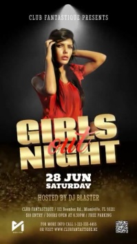 Girls Night Instagram story Template | PosterMyWall