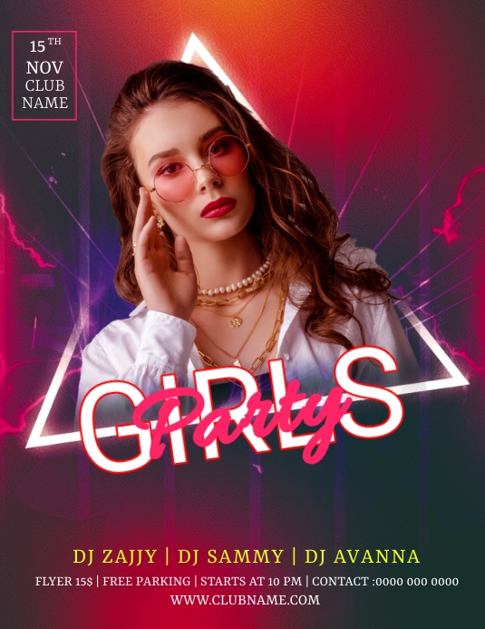GIRLS NIGHT PARTY TEMPLATE | PosterMyWall