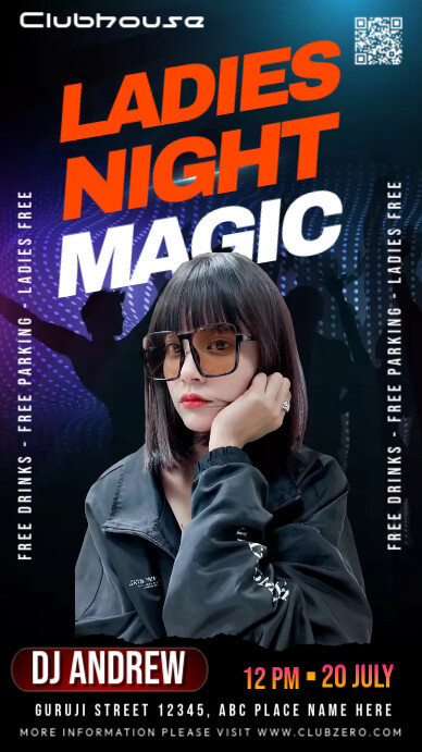 girls night template design | PosterMyWall